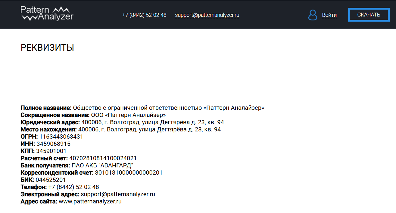 Pattern Analyzer Отзывы клиентов о работе скрипта 📉 Пользоваться ли скам программой для ...